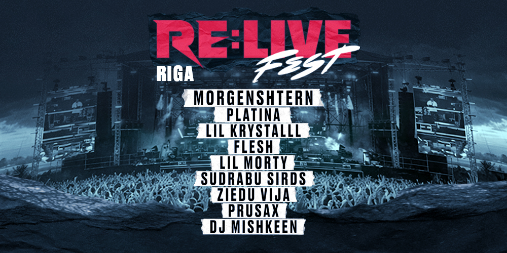 RELIVE FEST @ RIGA, 8 August 2026, 13:00 (Saturday) - ticketshop.lv