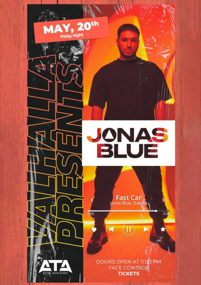Jonas Blue, 20 maijs 2023, 23:00 (sestdiena) - ticketshop.lv