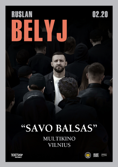 Ruslan Belyj / Руслан Белый | VILNIUS, 20 vasario 2024, 19:00 (antradienis) - ticketshop.lt
