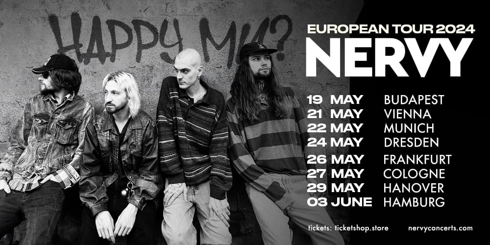 НЕРВЫ / NERVY | ZÜRICH, 9 June 2024, 20:00 (Sunday) - ticketshop.store